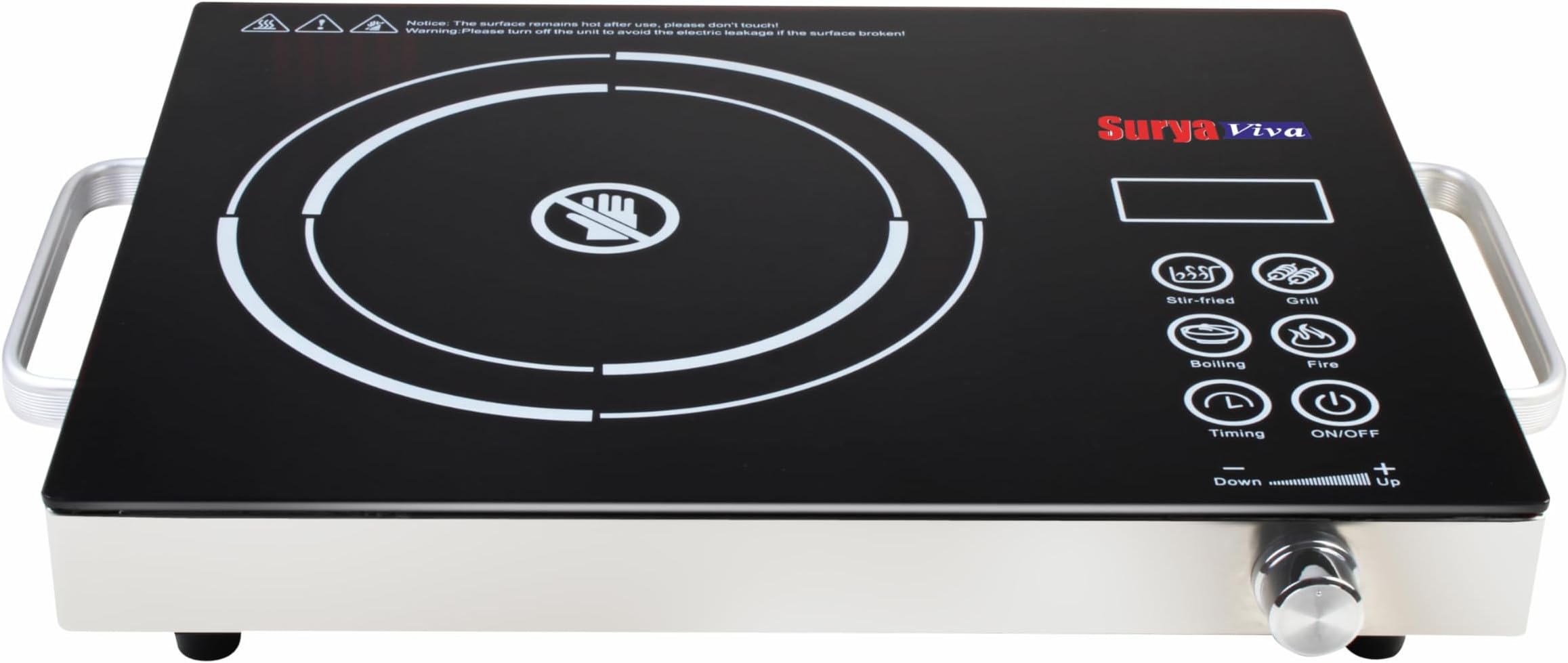 Buy SURYAVIVA Infra Induction IC 2200 W Induction Cooktop (SV-IF1401 ...