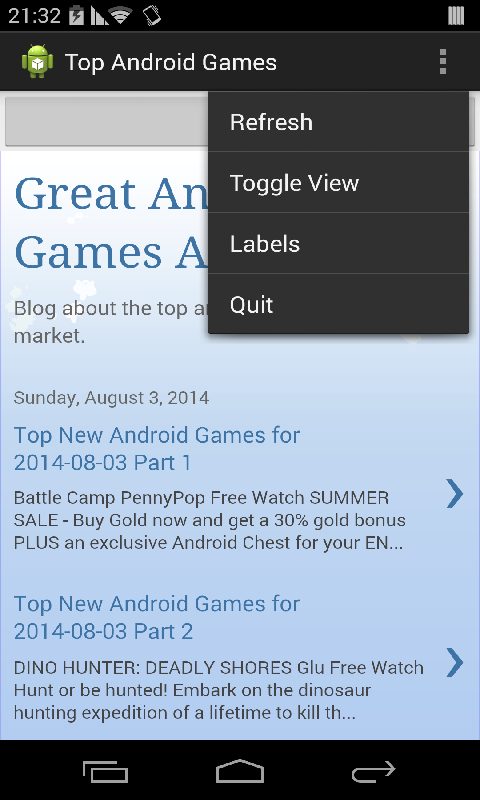 TOP ANDROID GAMES - App on Amazon Appstore