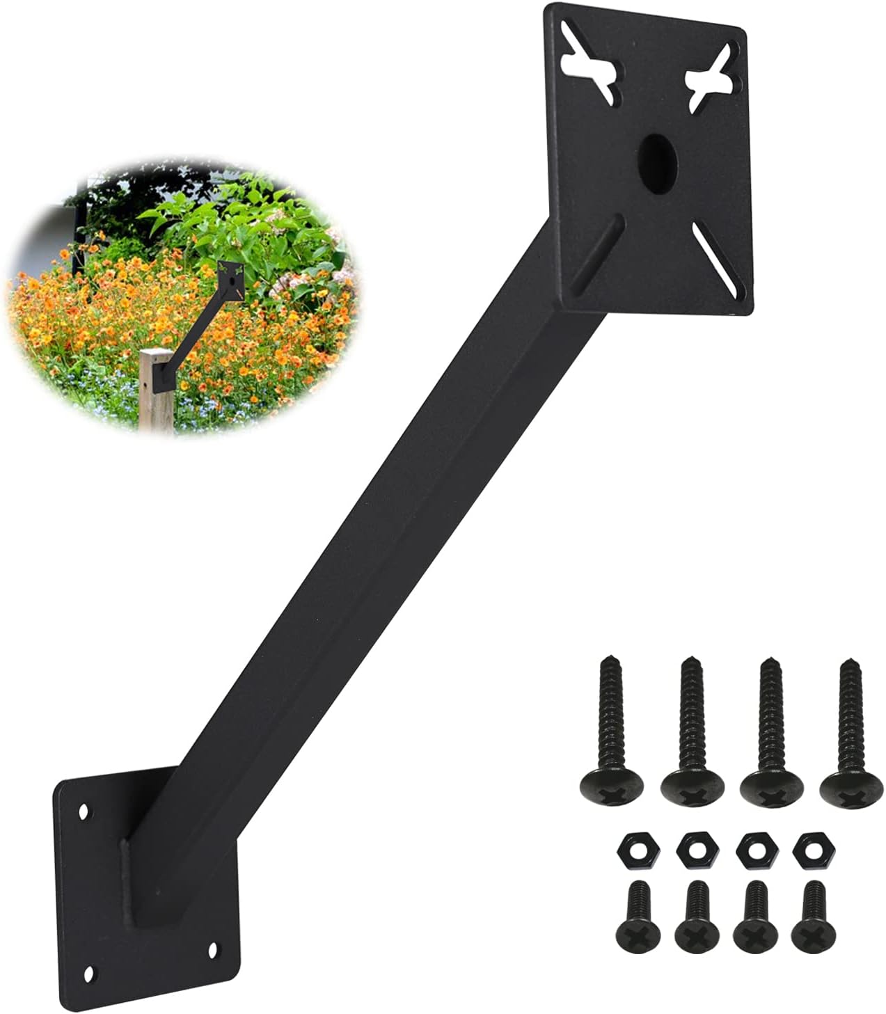 YZZHAJ Keypad Mounting Post Bracket, Heavy Duty Universal Gooseneck ...
