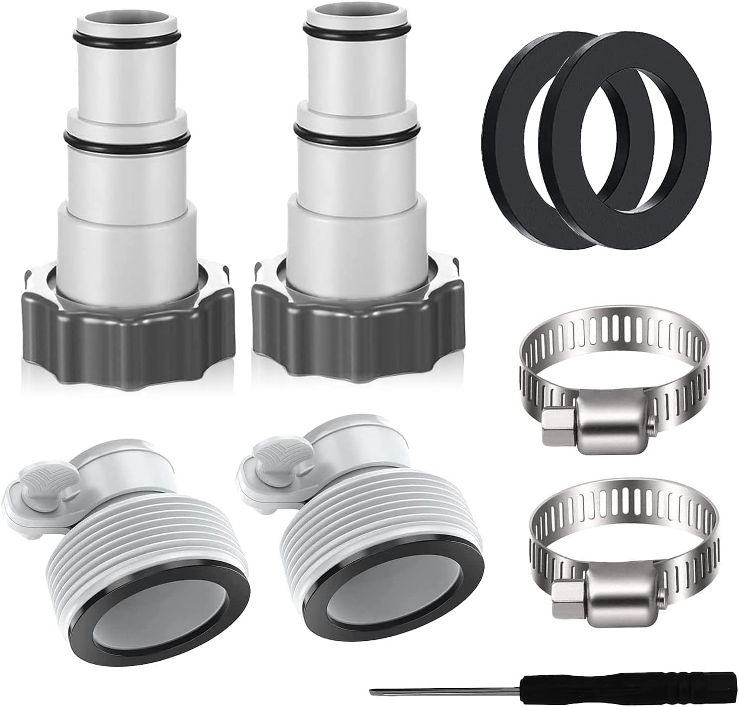 Pool Adapter A für Intex Pool,Poolschlauch Adapter 32 auf 38 ...