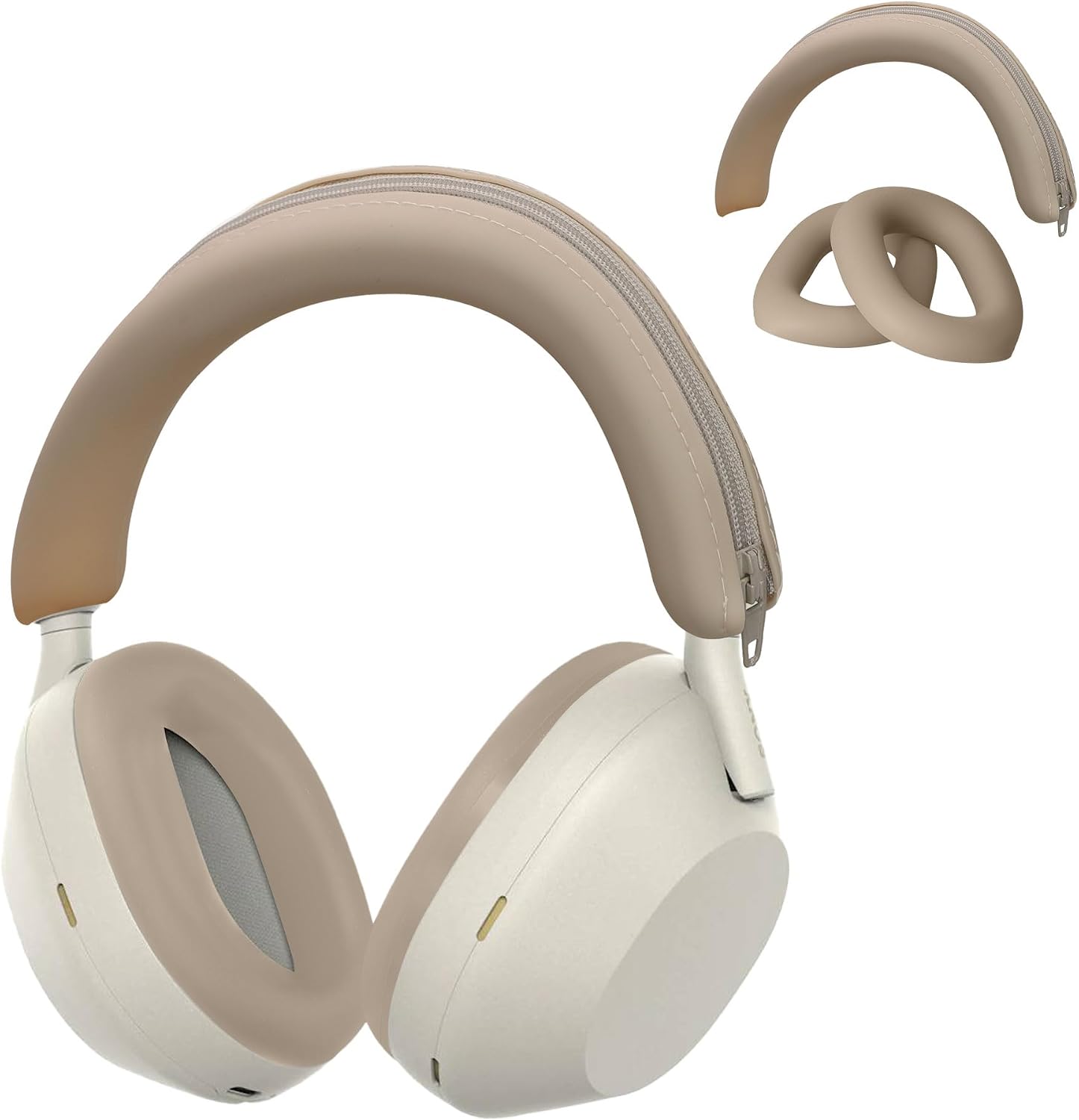 Amazon.com: kwmobile Silicone Headband and Ear Pads Cover Set ...