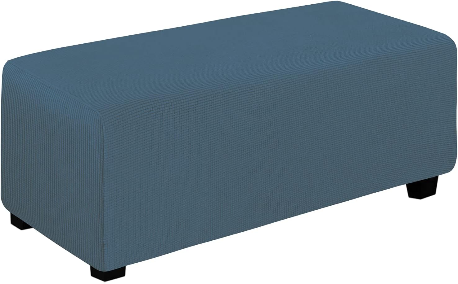 Amazon.com: H.VERSAILTEX Ottoman Cover Slipcover Rectangle Fit Length ...