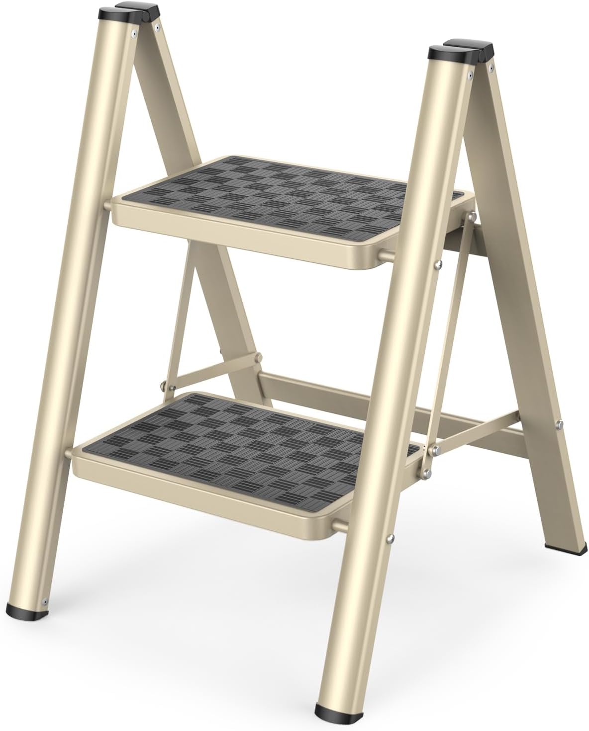 HBTower Step Ladder, Step Ladder Folding Step Stool, Portable Sturdy ...
