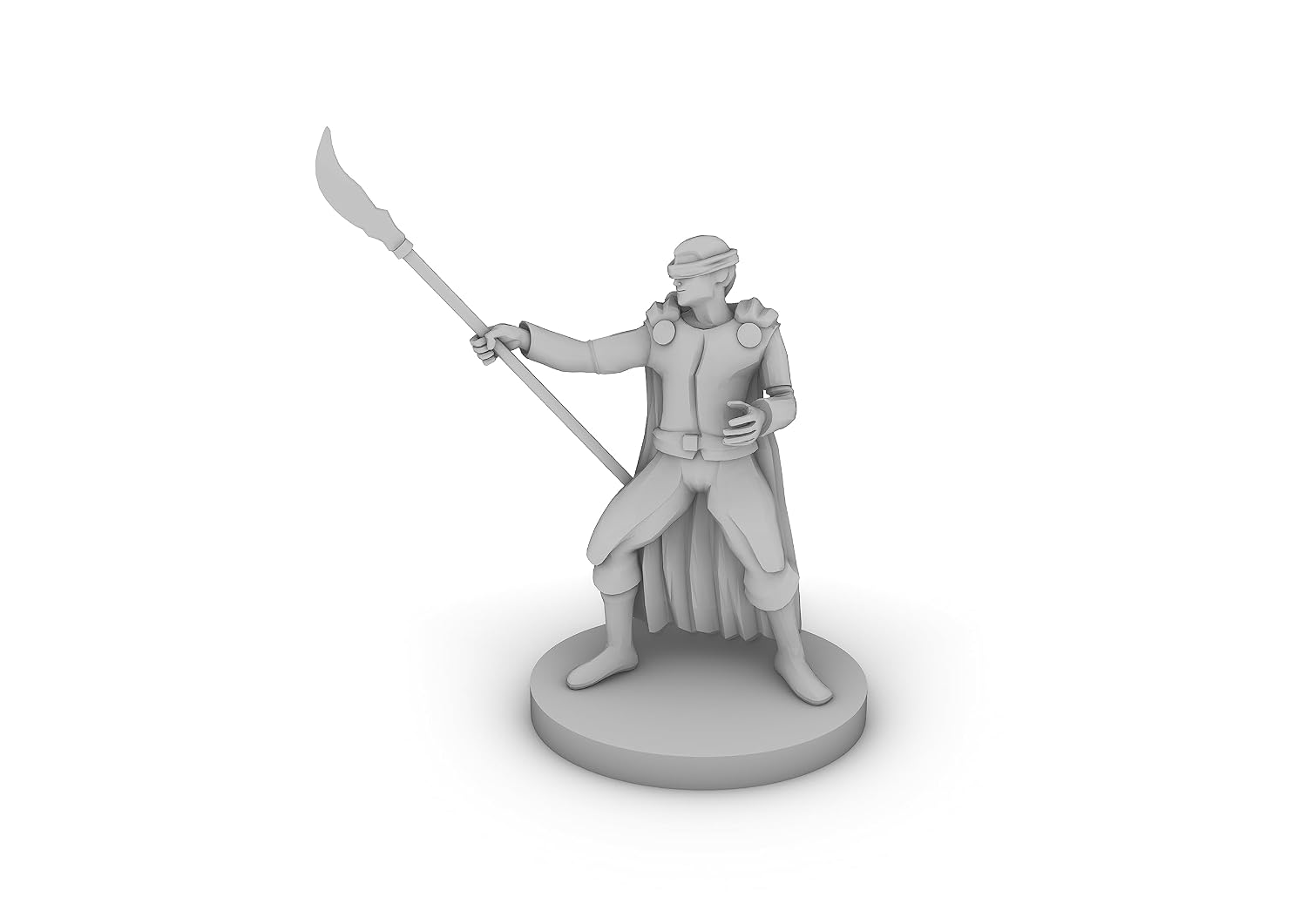 Amazon.com: Human Male Warlock Blind With Glaive Tabletop DND Gaming ...