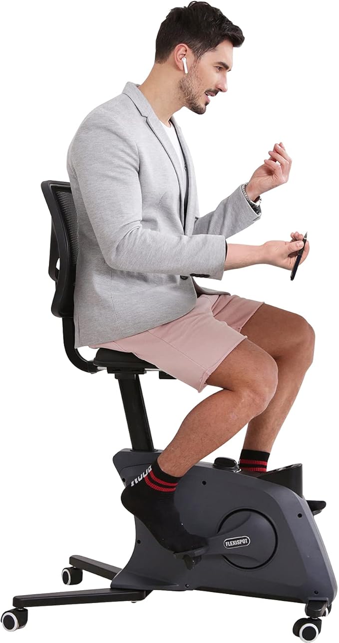 Amazon.com : Desk Bike Chair FlexiSpot Folding Exercise Desk Cycle ...