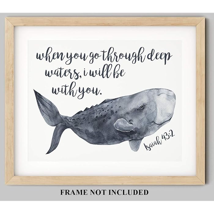 Buy Religious Wall Decor For Nursery - 14x11" UNFRAMED Print - Isaiah ...