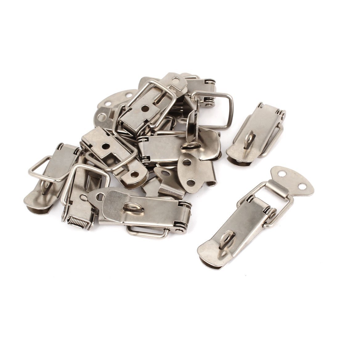 ELECTROPRIME 12pcs Drawer Cabinet Spring Loaded Straight Loop Toggle ...