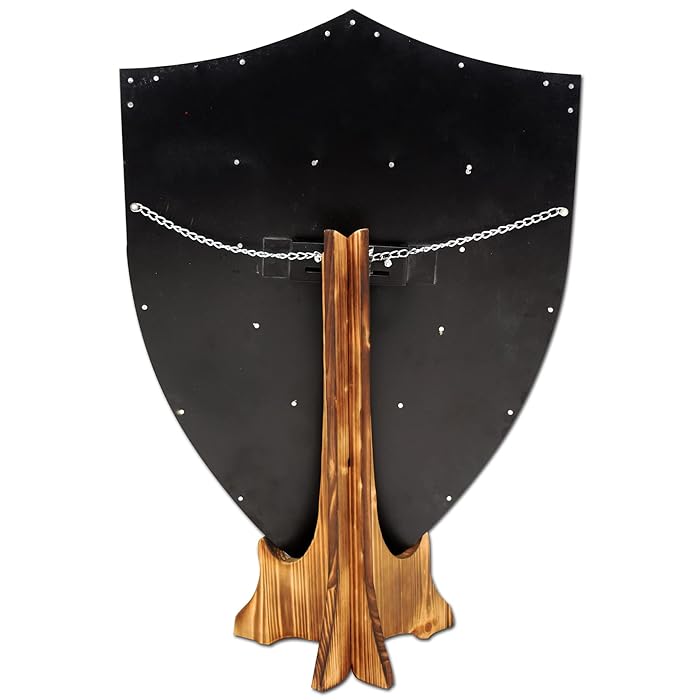 Medieval Warrior – Nobel Knight Rampant Lion Gallant Shield w/ Display ...