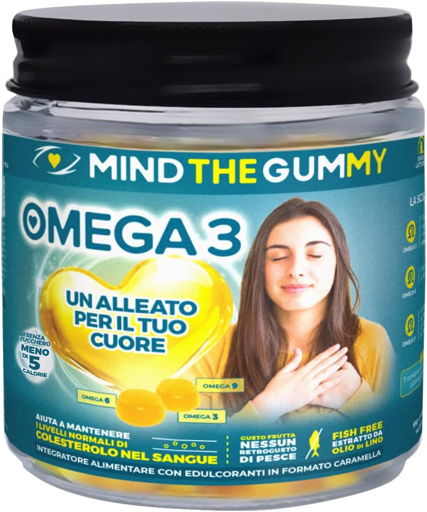 Mind The Gummy – OMEGA 3 Integratore Alimentare Con Olio Di Semi Di ...