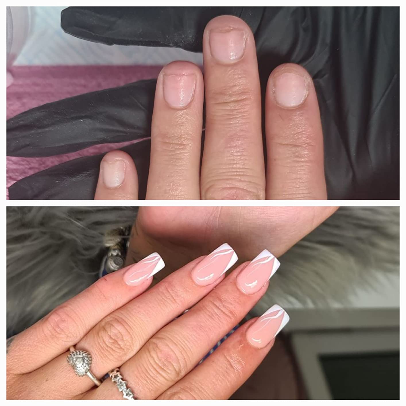 Dyra Luxe 500Pcs Nail Forms Roll | Pre Cut Sides XL Nail Extensions ...