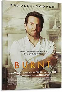 Amazon.com: Burnt Comedy Movies Poster Kitchen Decor Posters (3) Canvas ...