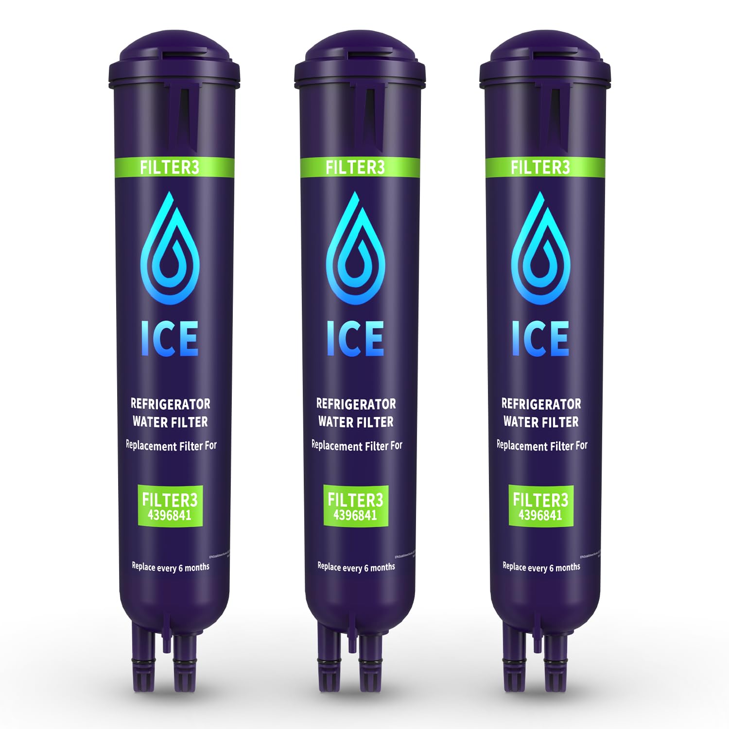 BELVITA Ice Refrigerator Water Filter Compatible with Whirlpool PUR ...