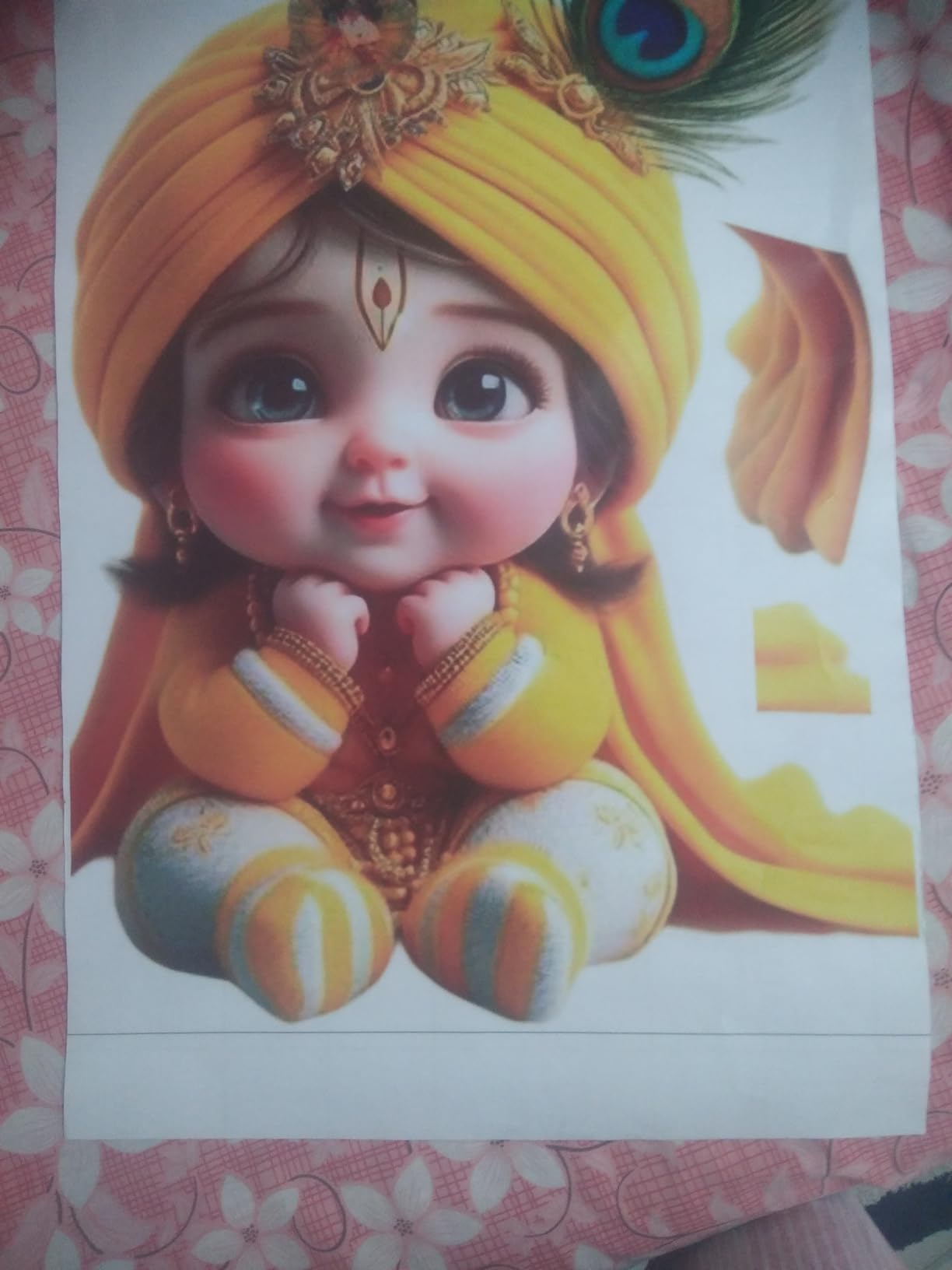 Krishna Sticker Cute Little Krishna Baby Krishna Lord Krishna God ...