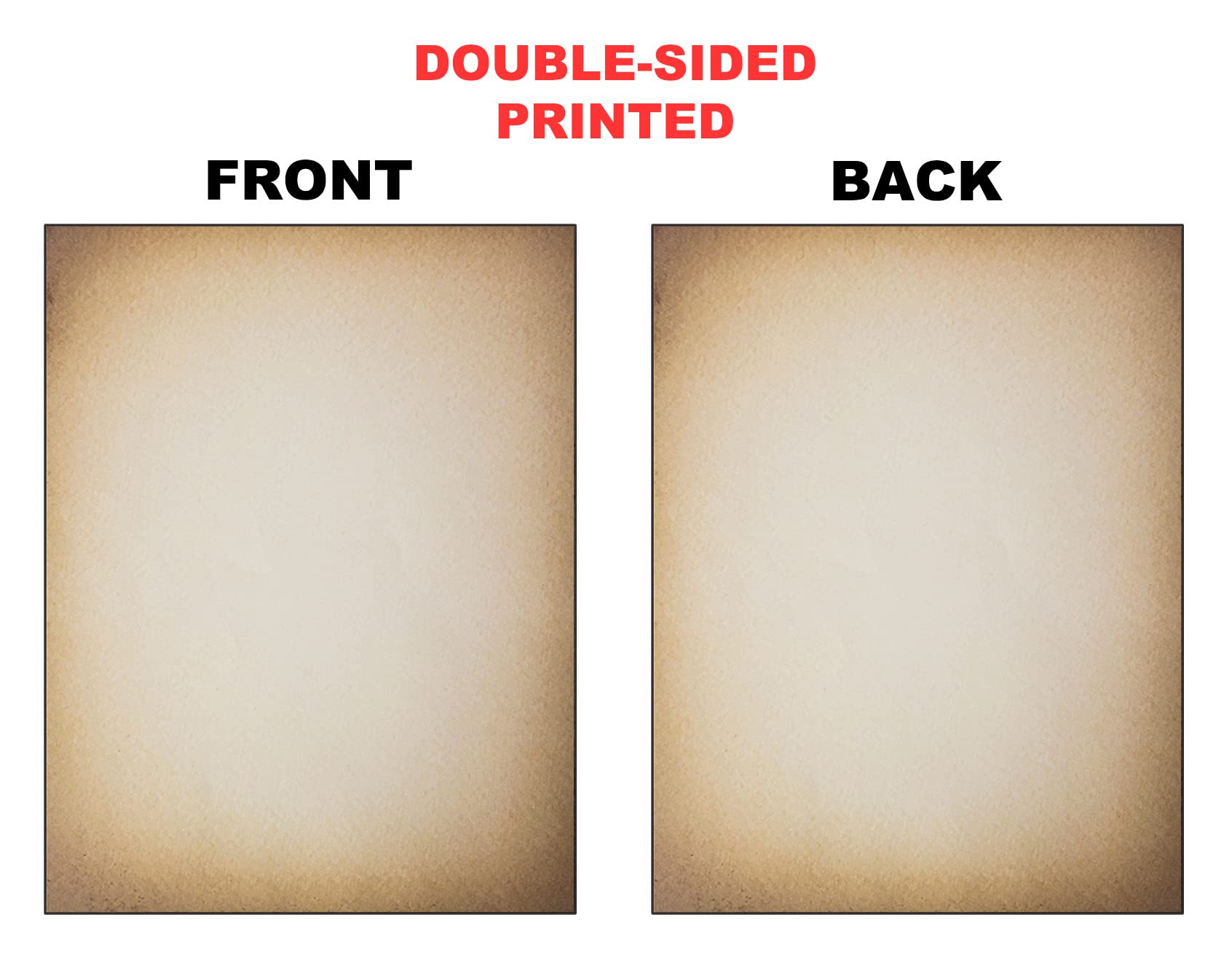 Snapklik.com : 50 Pack Classic Aged Paper Vintage Stationary Paper Use ...