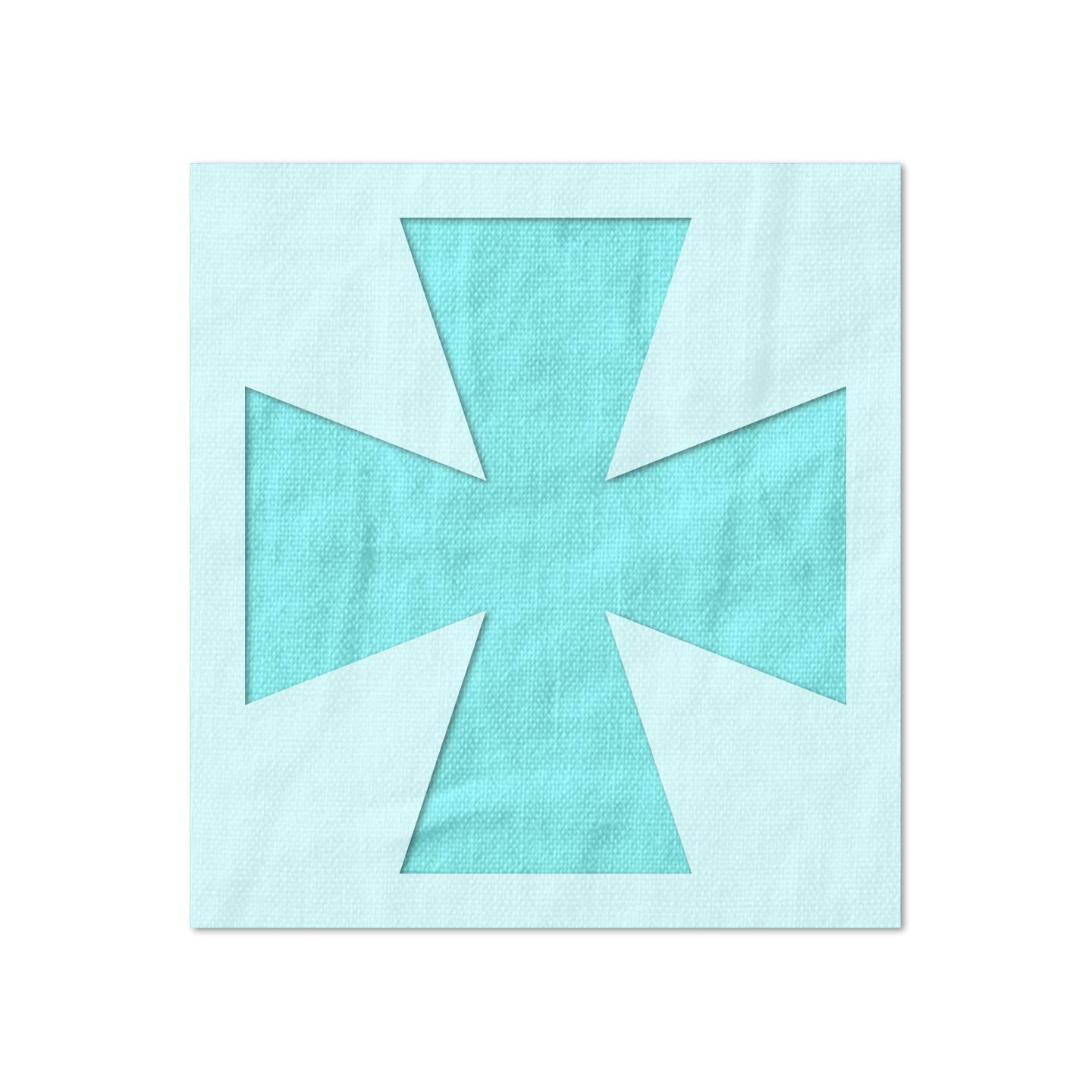 Maltese Cross Stencil