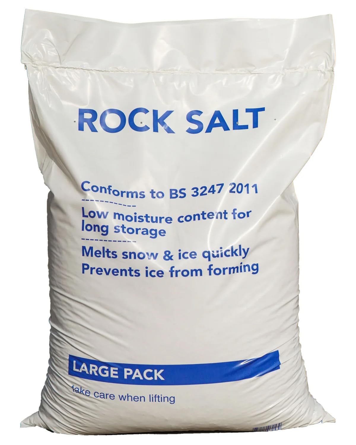Rock Grit Salt, 25 kg Packet for Winter Gritting, De-Icing, and Snow ...