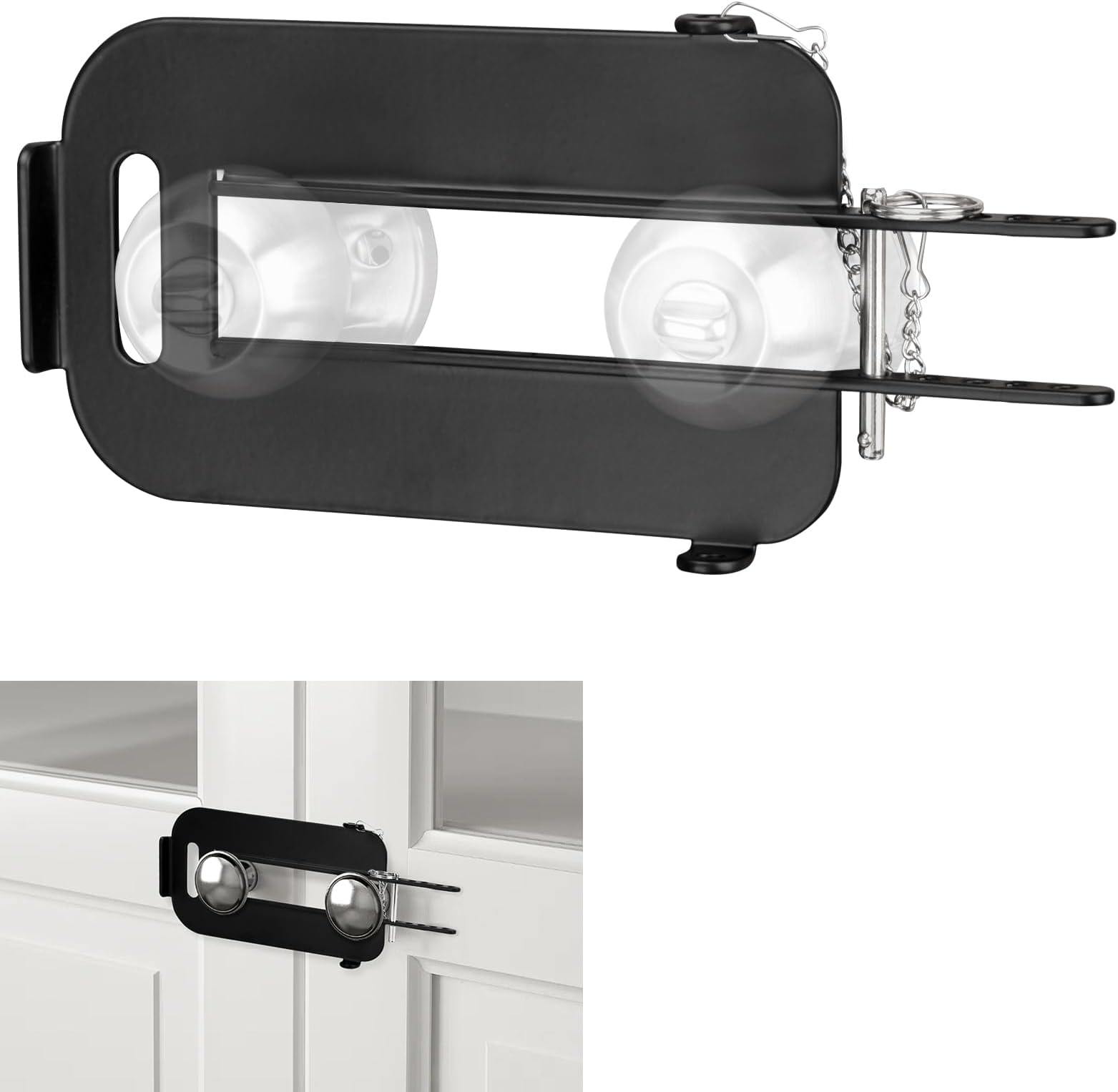 Double Door Locks for French Doors - Steel French Door Security Device ...