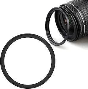 Amazon.com : Lens Filter Adapter Ring, Camera Lens Filter Converter ...
