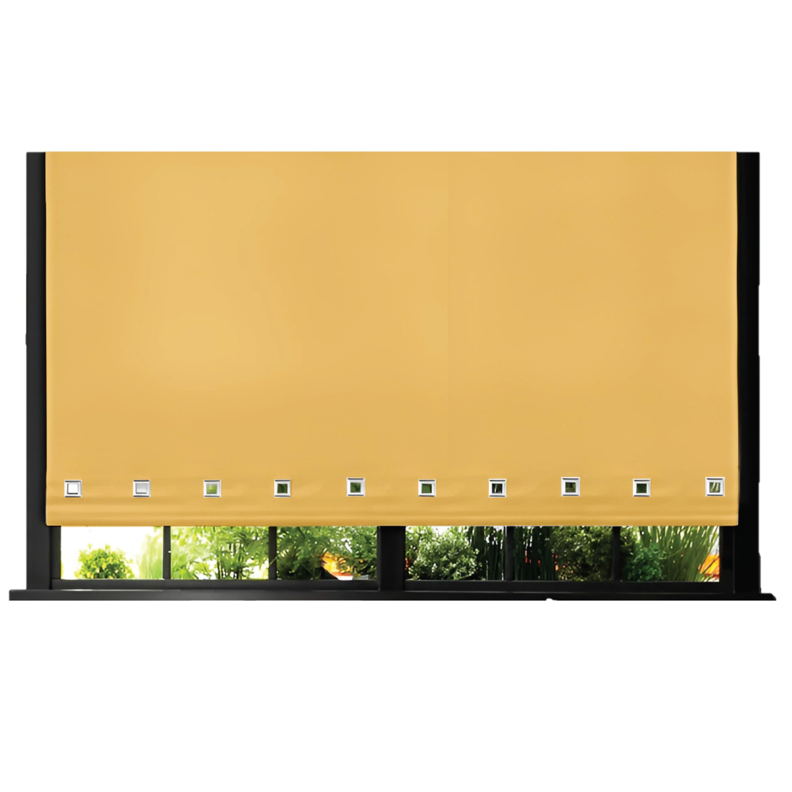 Funky Gadgets Roller Blinds Square Eyelet Light Filtering Roller Blind ...