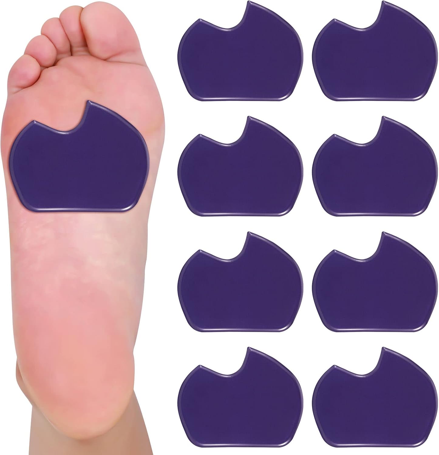 Amazon.com: Vabean 8 Pcs Foot Pads for Dancer Forefoot Cushion Pads ...