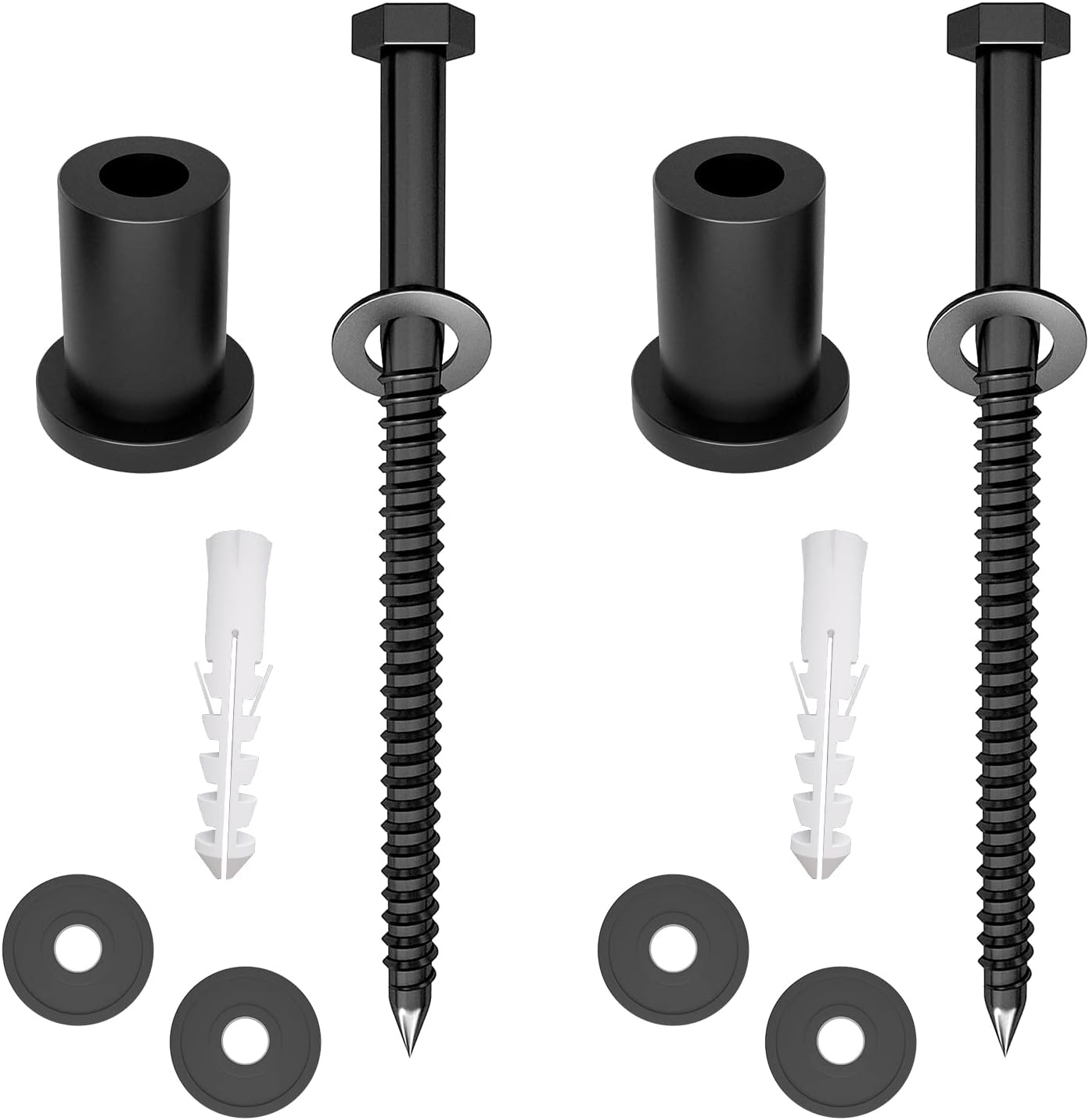 Amazon.com: skysen 5 PCS 1-5/16" Barn Door Wall Spacer with Screws for ...