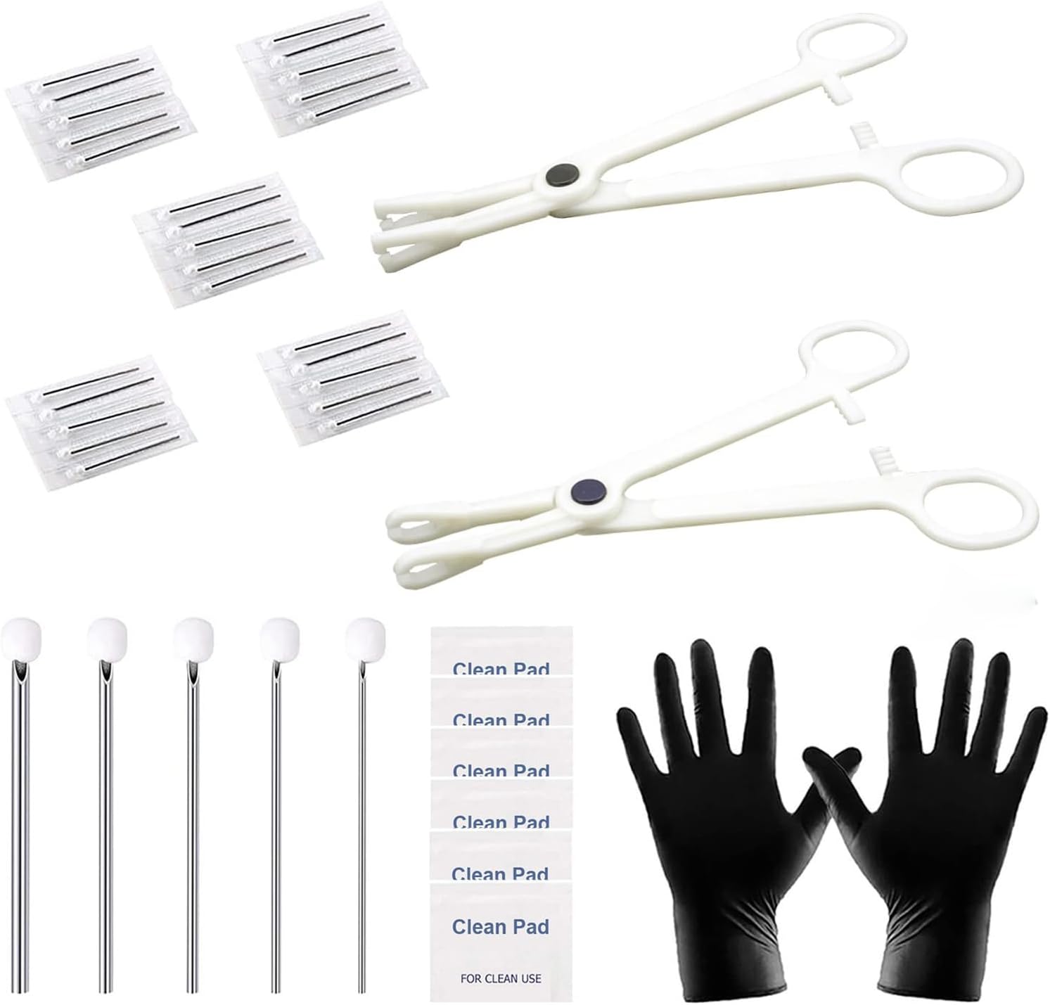Amazon.com: Lyuxzad Piercing Kit 35PCS Professional Piercing Kit ...