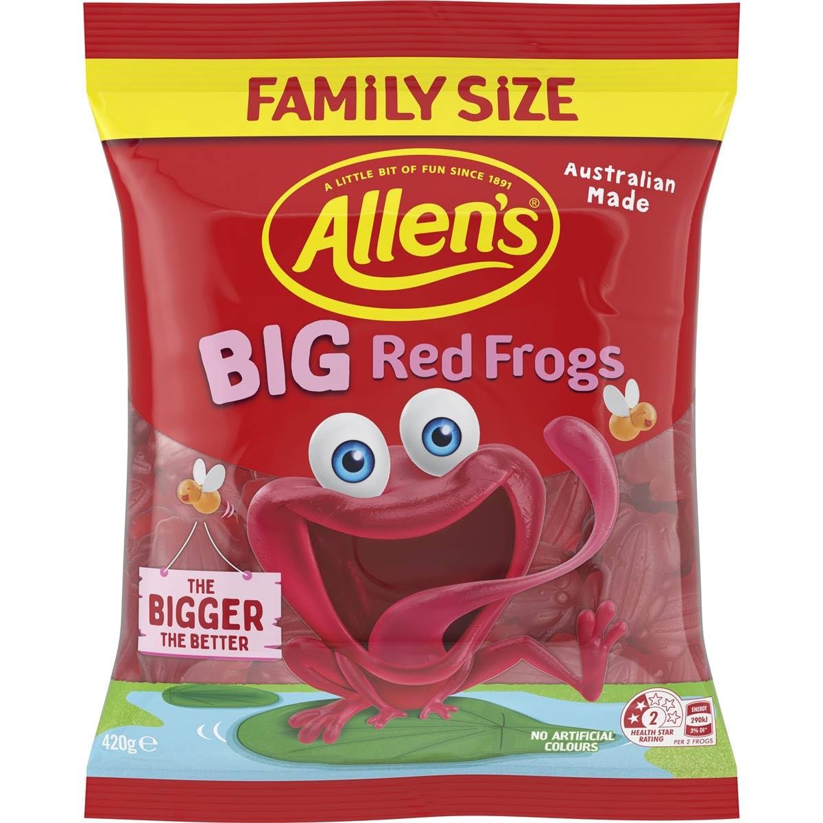 Allens Big Red Frogs Lollies 420 g : Amazon.com.au: Pantry Food & Drinks
