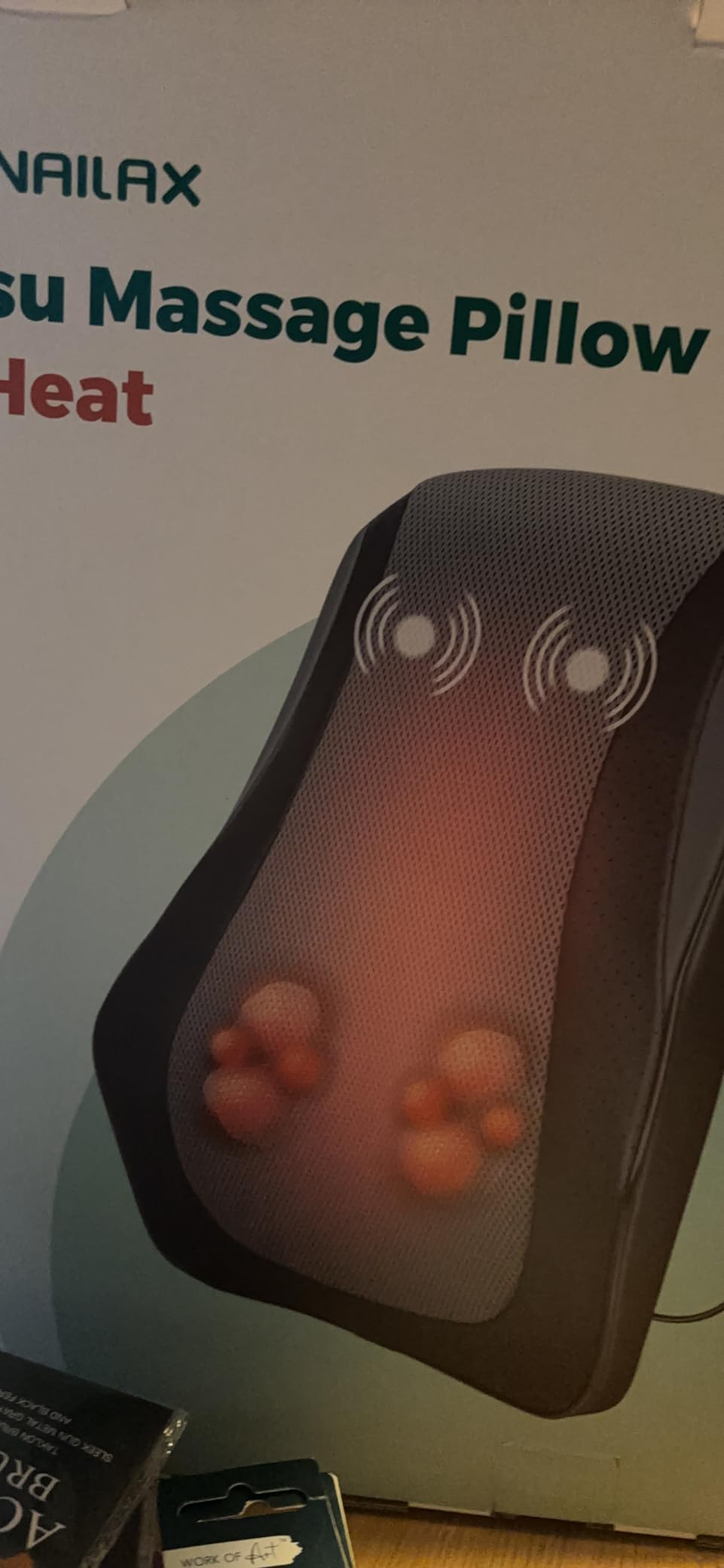 Snailax Back Neck Massagers for Pain, Shiatsu Massager with Heat for ...