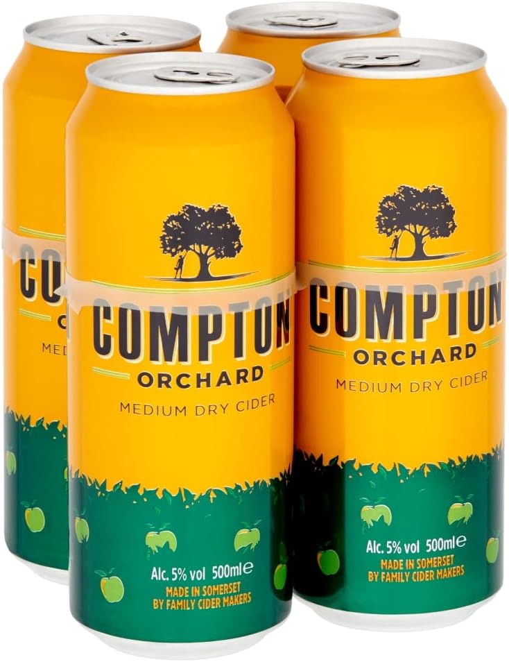 Compton Orchard Medium Dry Cider 500ml : Amazon.co.uk: Grocery