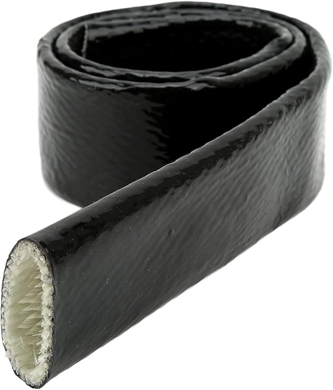 Heat Hose Fiberglass Wrap, Fire Proof Auto Fuel Line Wire Heat Sleeve ...