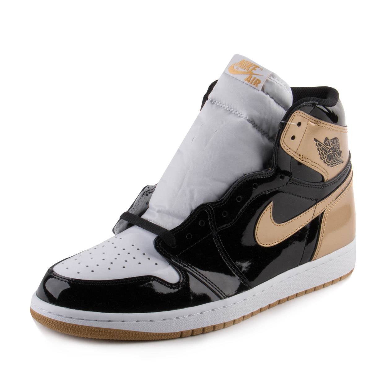 Amazon.com | Nike Mens Air Jordan 1 Retro High OG NRG Top 3" Black ...
