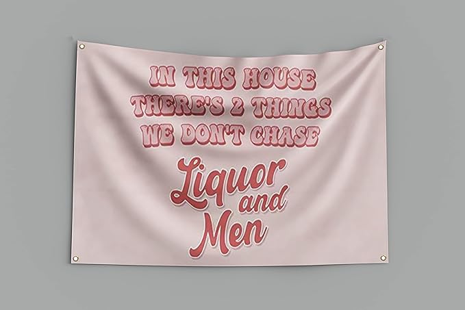 Amazon.com : Yicmirtu Liquor and Men Flag 4x6FT Funny Meme Flags For ...