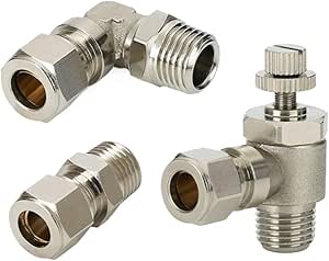 Amazon.com: Copper with Nut Thread Air Compressor, Quick Socket ...