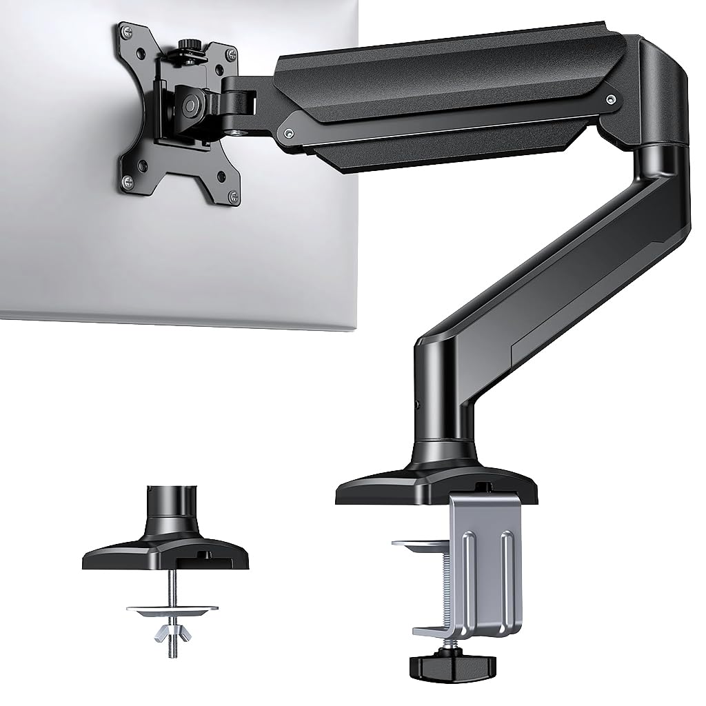 Verilux® Desk Monitor Mount Aluminum Alloy Monitor Arm Desk Mount with ...