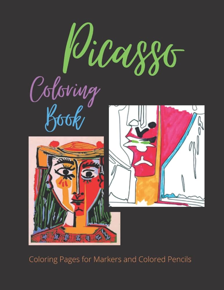 picasso coloring book pages