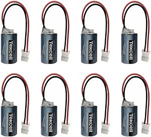 Amazon.com: NOOKK (Pack of 8) 3.6V 1200mAh SB-AA02 Lithium Battery for Tekcell SB-AA02 3.6V 1 ...