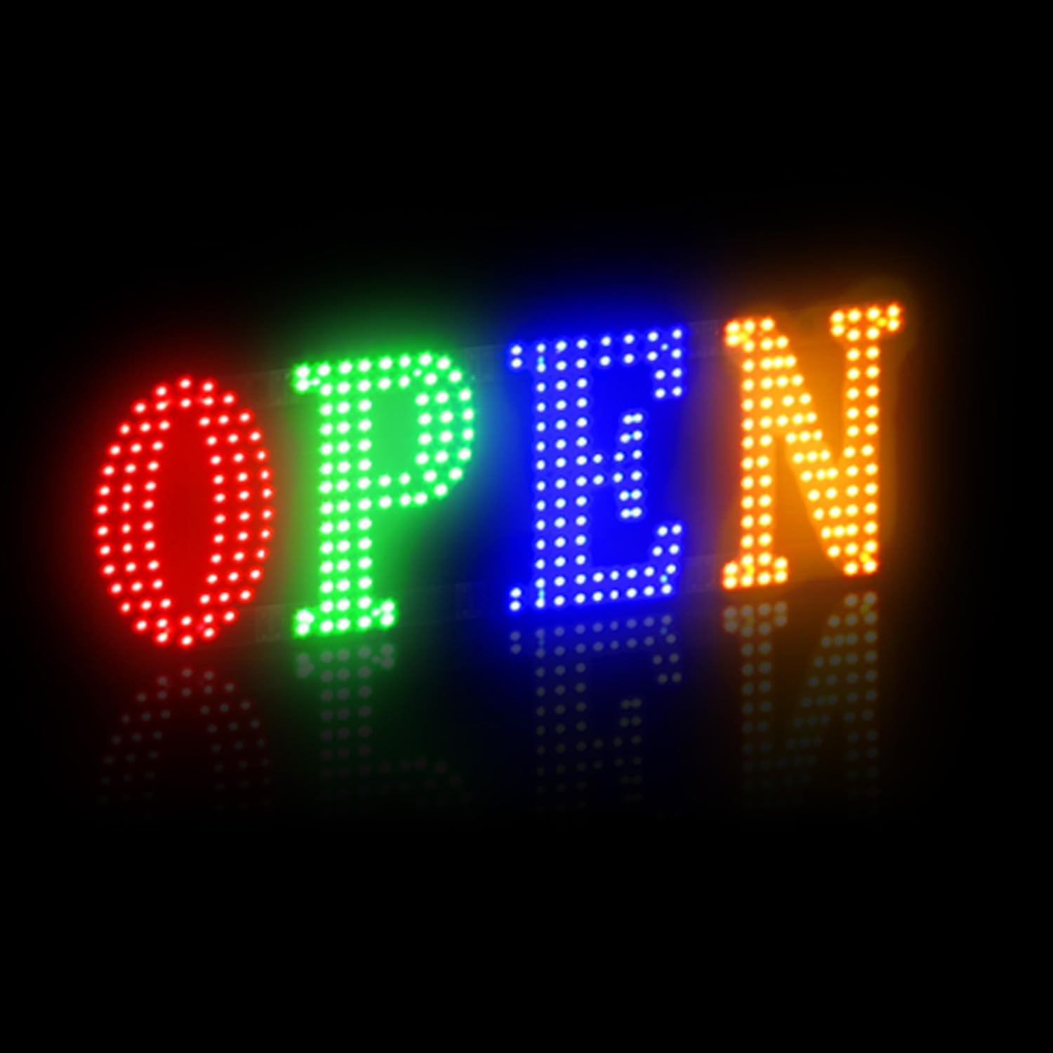 Amazon.com : 40"x14" LED Open Sign for Business, Large Lighted Sign ...