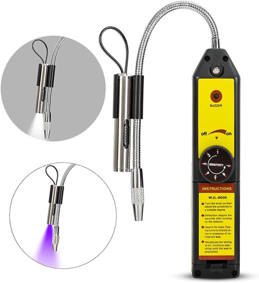 WJL-6000 pro Freon Halogen Tester with Indicator Light, Highly Accurate ...