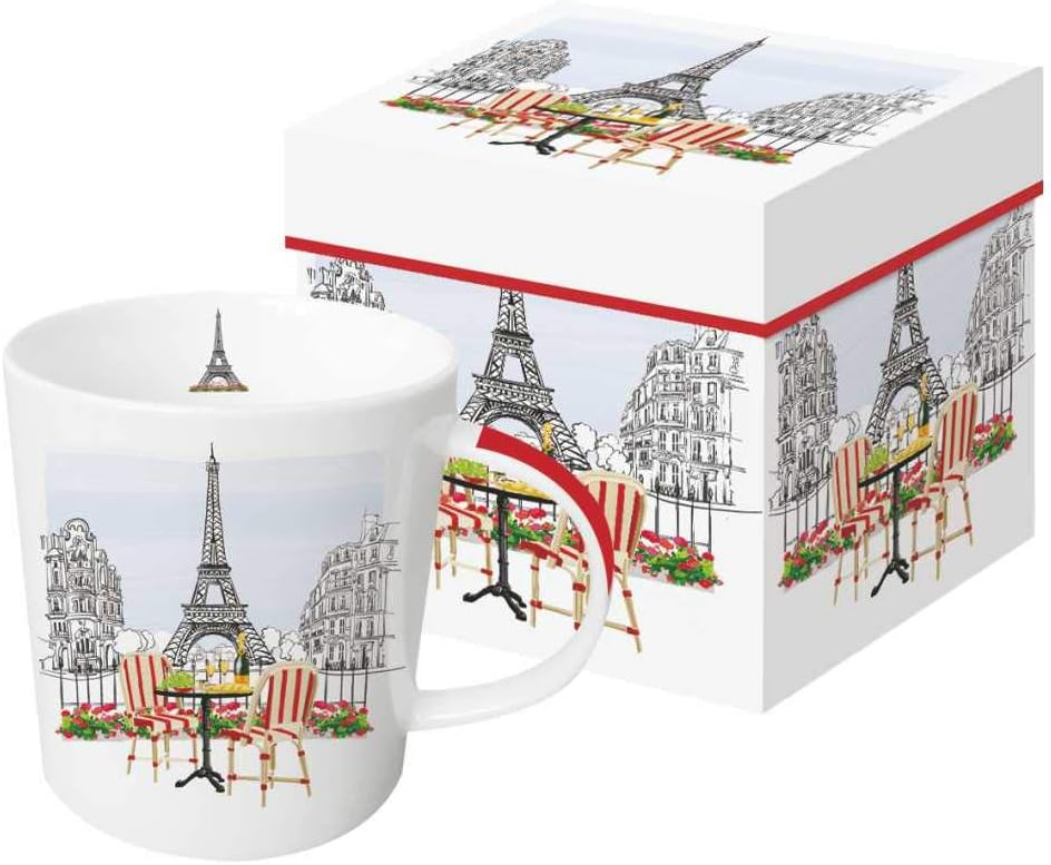 Amazon.com: Paperproducts Design - Mug -Bistro de Paris - Gift Boxed ...