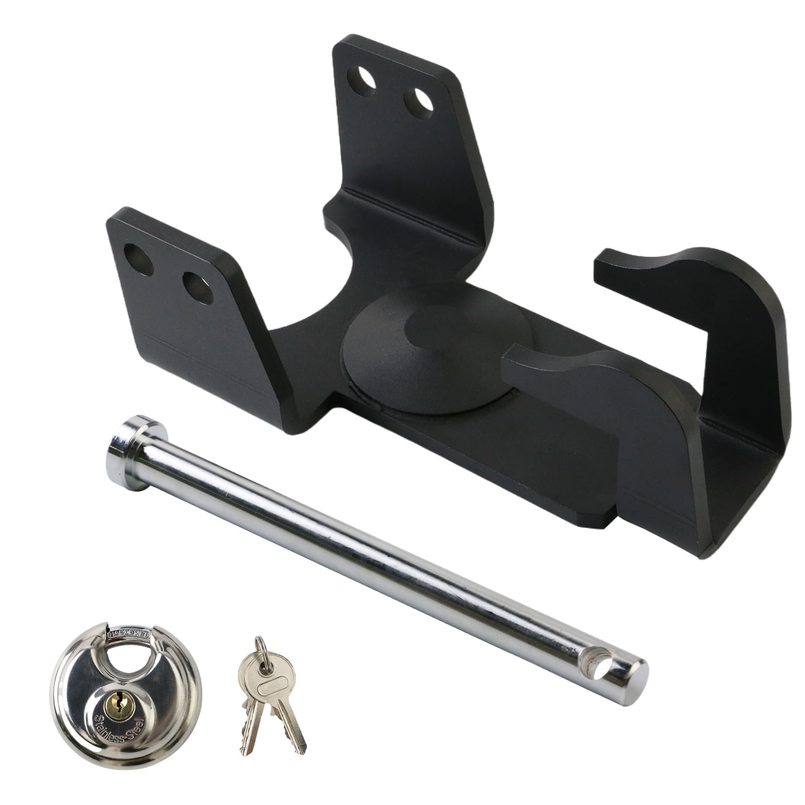 Amazon.com: Tesmirror gooseneck Trailer Hitch Lock - Gooseneck Lock ...