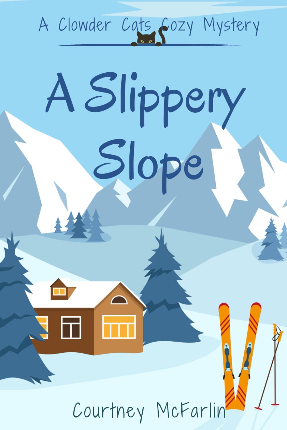 Amazon.com: A Slippery Slope: A Clowder Cats Cozy Mystery #2: ...