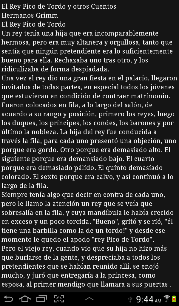 El Rey Pico de Tordo y otros Cuentos - Application sur Amazon Appstore