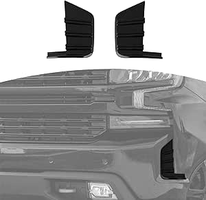 Amazon.com: RT-TCZ for Silverado Front Bumper Side Panel Trim Cover for ...