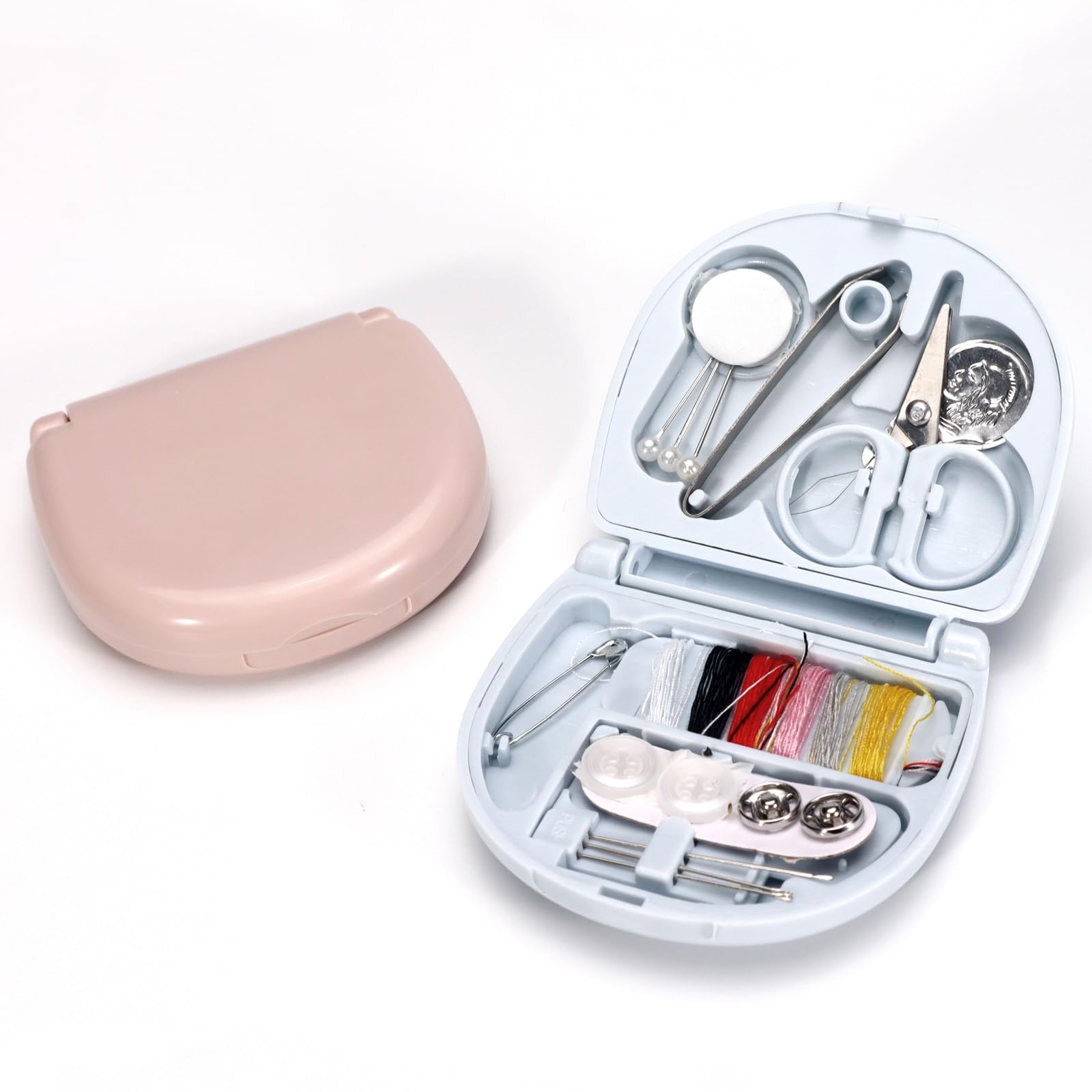 Amazon.com: 2 Pack Mini Sewing Kit with Foldable Case, Portable Travel ...
