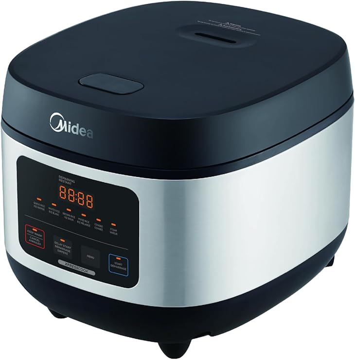Amazon.com: Midea Rice Cooker Slow Cooker Multi Cooker 10 Cup with ...