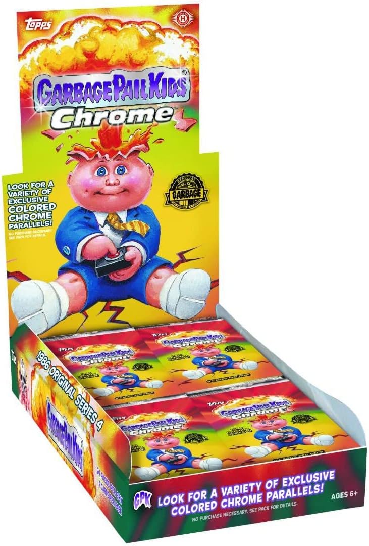 Amazon.com: 2021 Topps Garbage Pail Kids Chrome HOBBY box (24 pks/bx ...
