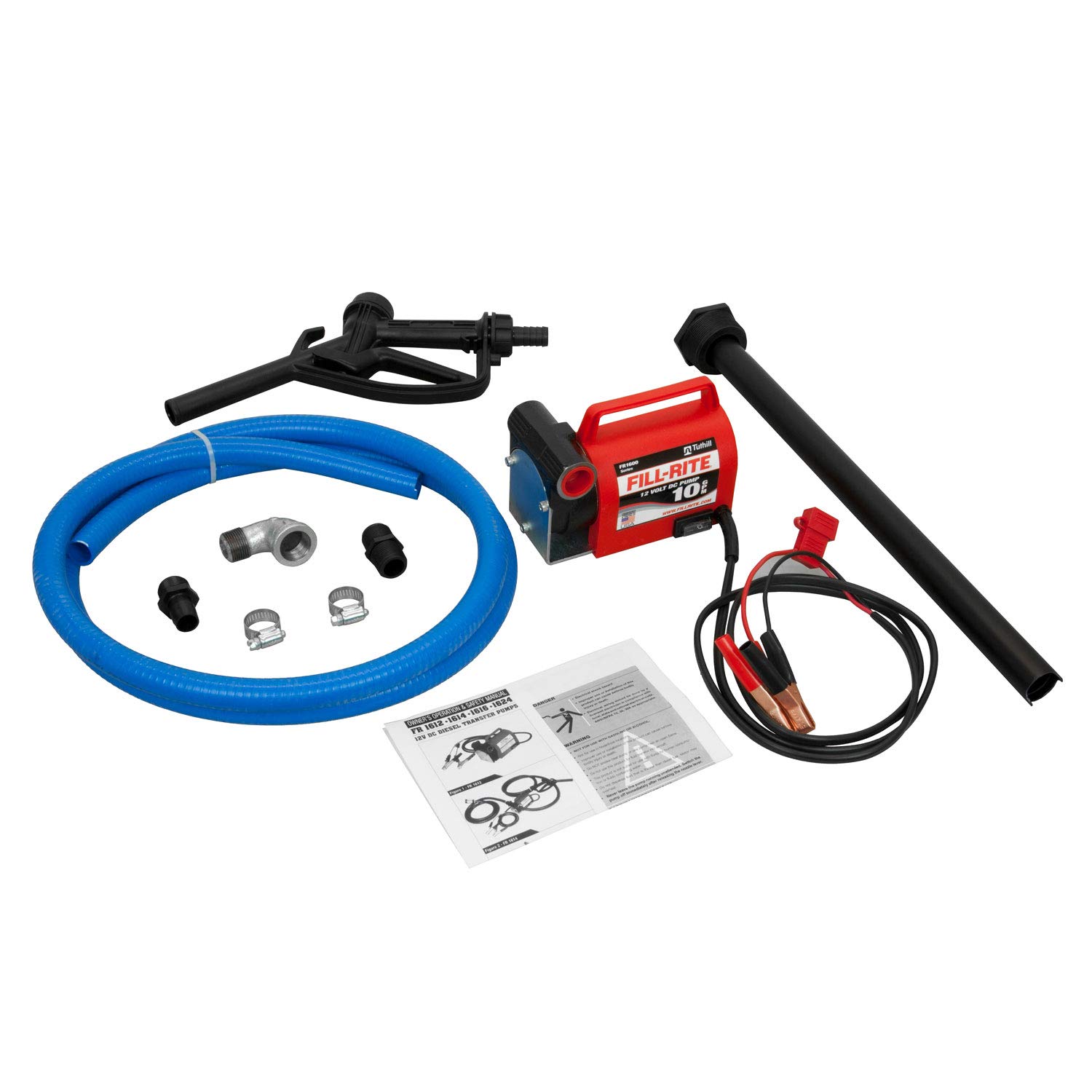Snapklik.com : Fill-Rite FR1616 12V 10 GPM Portable Heavy Duty Fuel ...
