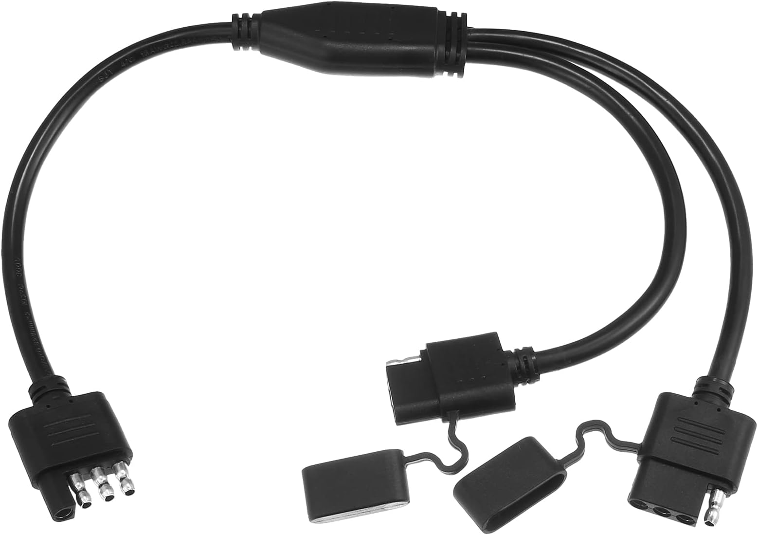 Amazon.com: BlyilyB 1-Pack Flat 4 Pin Y-Splitter Trailer Extension ...