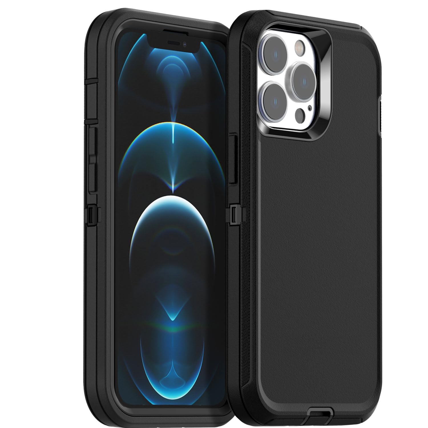 Amazon.com: AICase for iPhone 12 Pro Max Case(6.7") Heavy Duty Drop ...