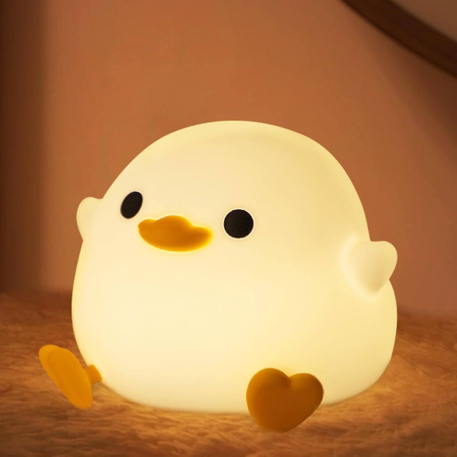 Anywin DoDo Duck Night Light, Cute Silicone Duck Lamp, Dimmable Nursery ...